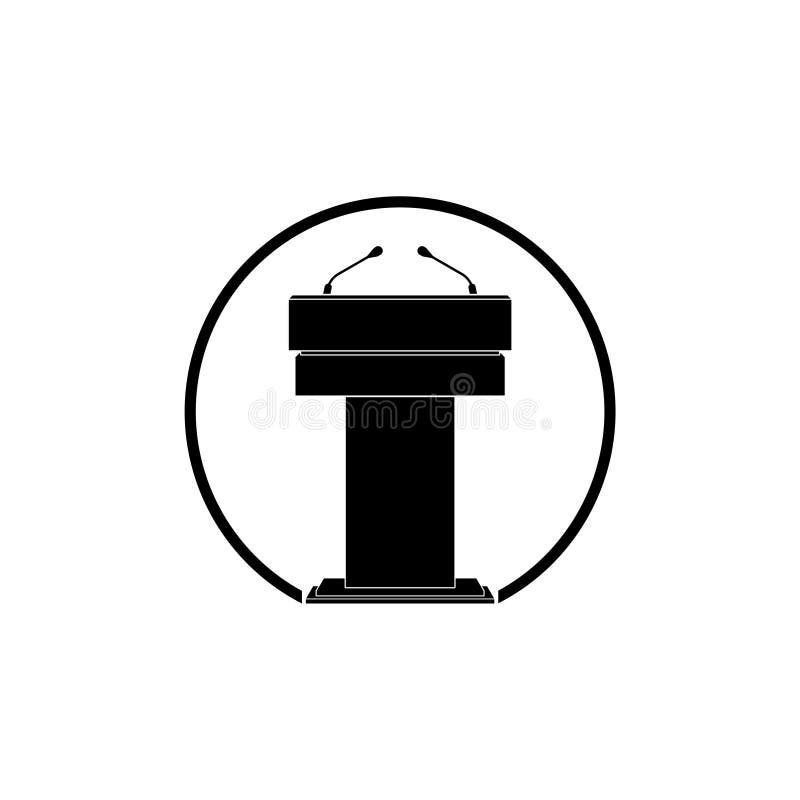 Podium Icon Flat Illustration for Graphic and Web Design Isolated on ...