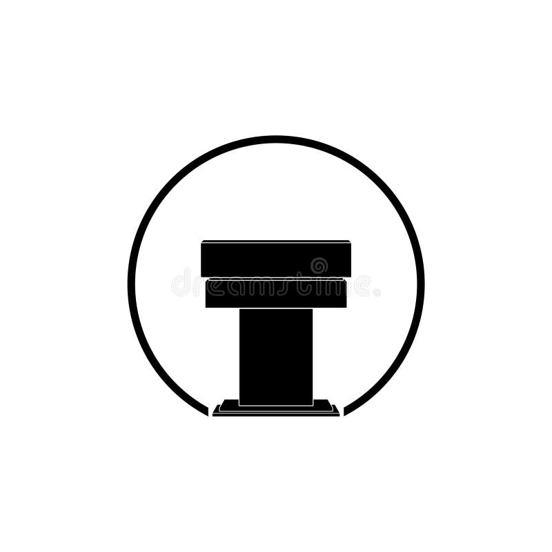 Podium Icon Flat Illustration for Graphic and Web Design Isolated on ...