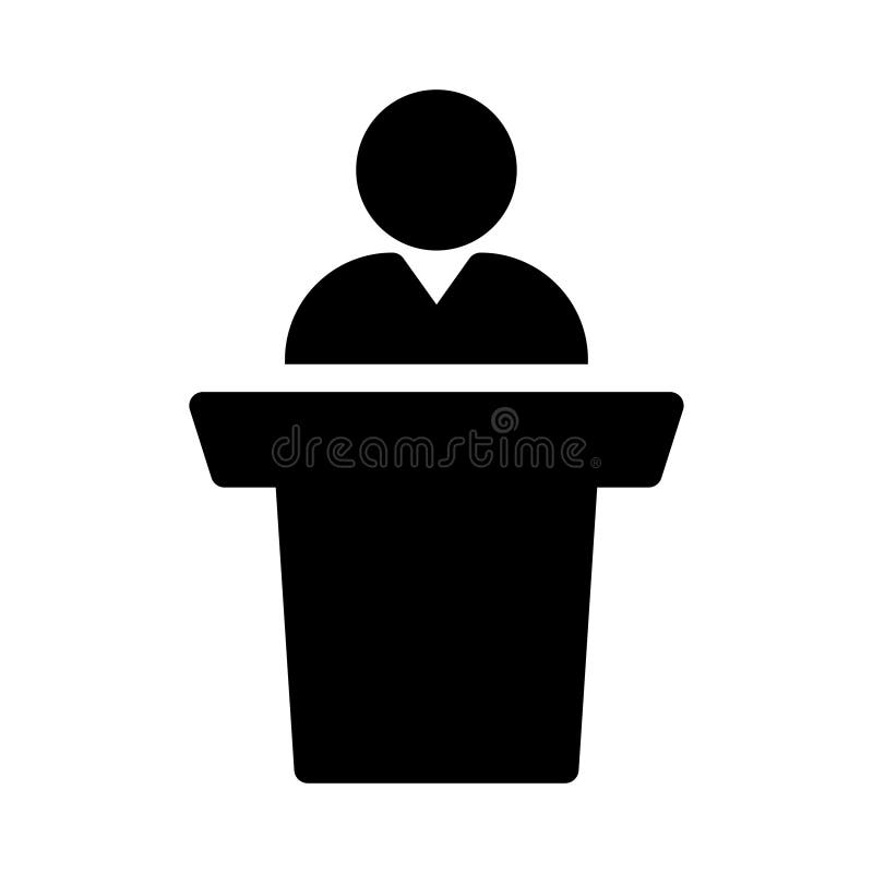 Podium glyph flat icon stock illustration. Illustration of economic ...