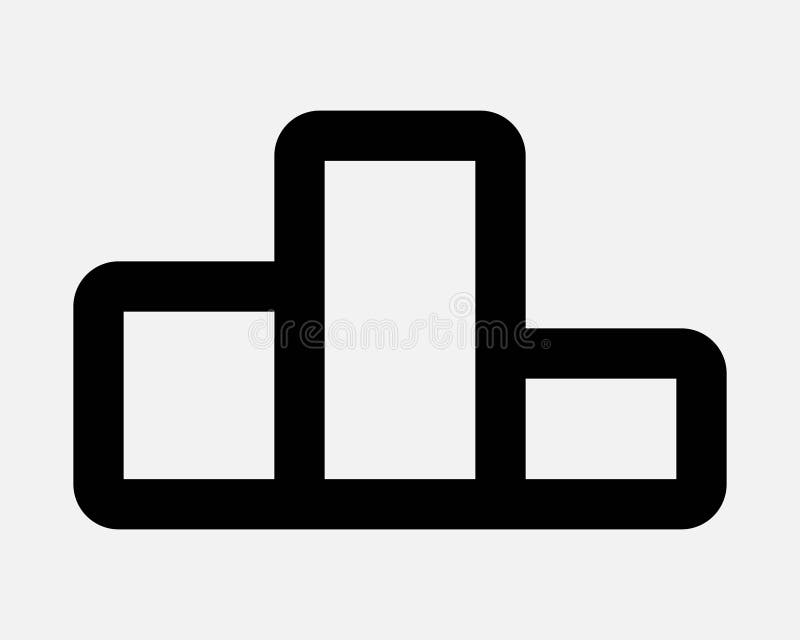 Podium Leaderboard Placement First Second Third Bar Graph Data ...