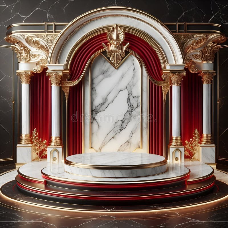 Podium luxury stock image. Image of lobby, basilica - 362518639