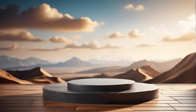 Podium or Pedestal Platform Background Stock Illustration ...