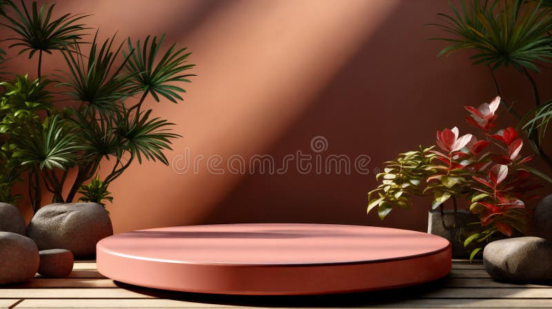 Podium or Platform for Product Presentation, Mock Up, 3D Rendering ...