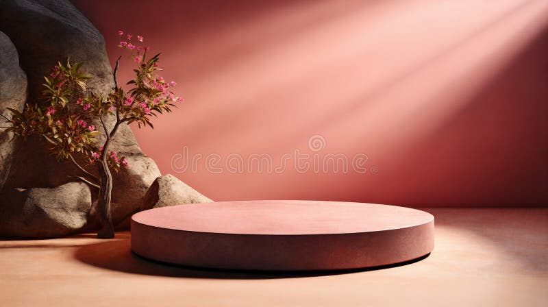 Podium or Platform for Product Presentation, Mock Up, 3D Rendering ...