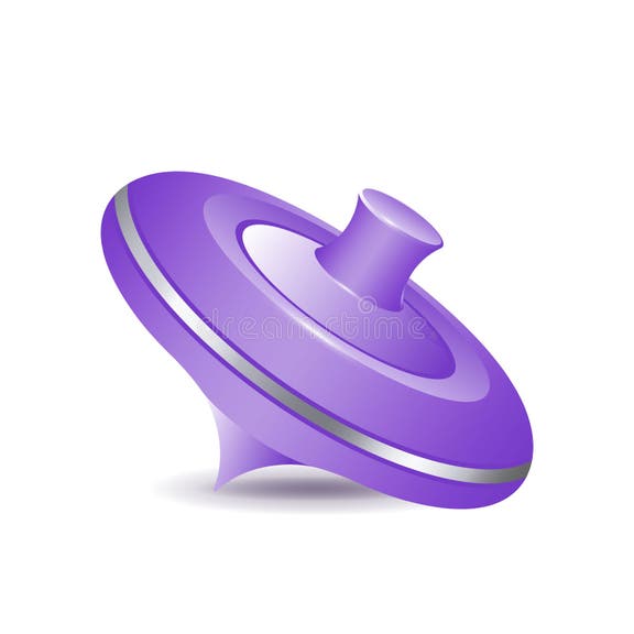 Traditional Gasing Toy 3D Vector Illustration Stock Vector ...