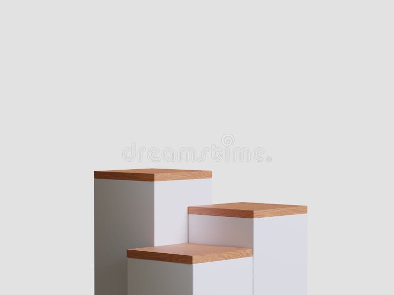 Podium Product Display Scene Presentation Realistic Render Illustration ...