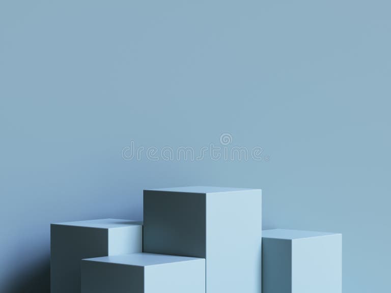 Podium Product Display Scene Presentation Realistic Render Illustration ...