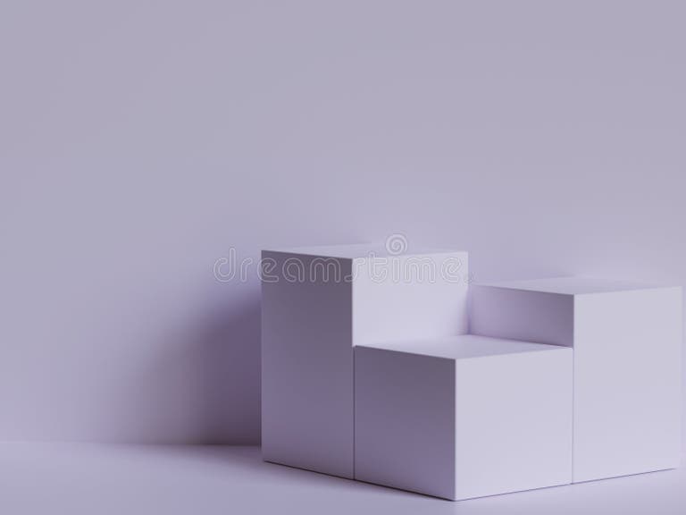 Podium Product Display Scene Presentation Realistic Render Illustration ...