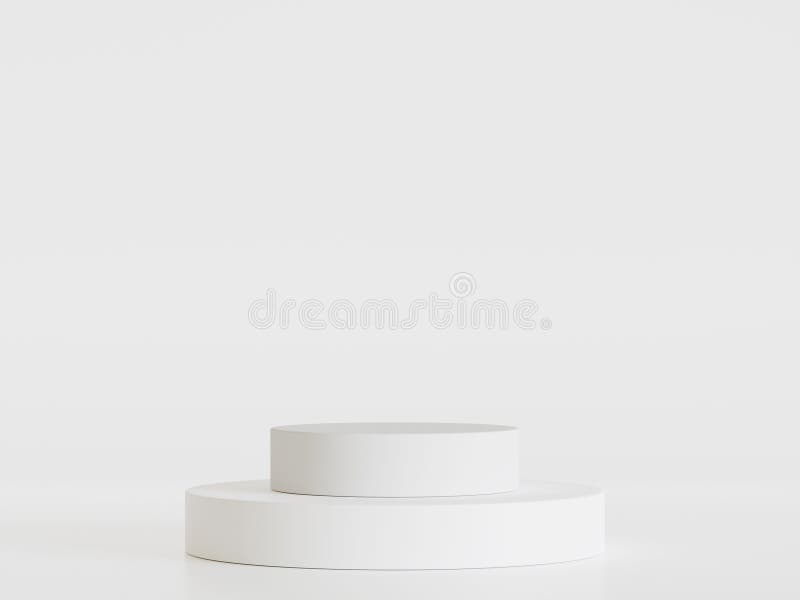 Podium Product Display Scene Presentation Realistic Render Illustration ...