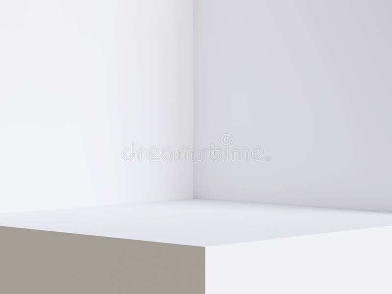 Podium Product Display Scene Presentation Realistic Render Illustration ...