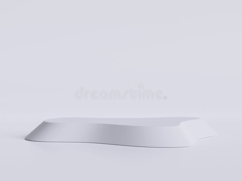 Podium Product Display Scene Presentation Realistic Render Illustration ...