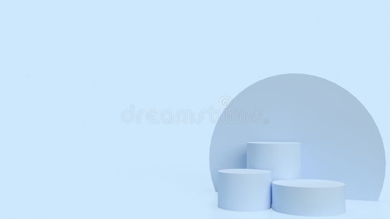 The Podium for Show Product 3d Rendering Stock Illustration ...