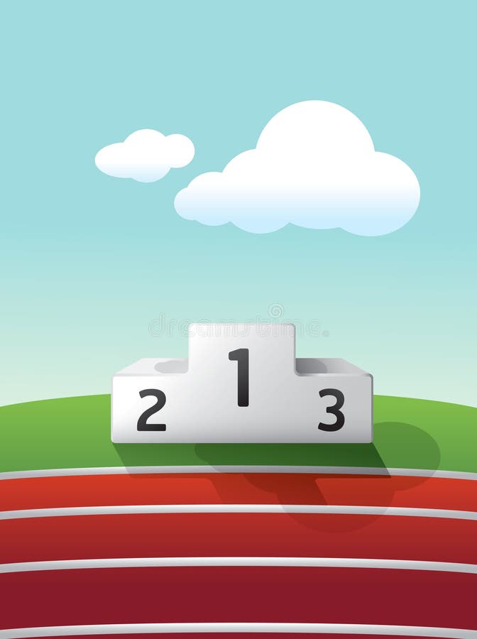 Sport podium stock illustration. Illustration of isolated - 13200856