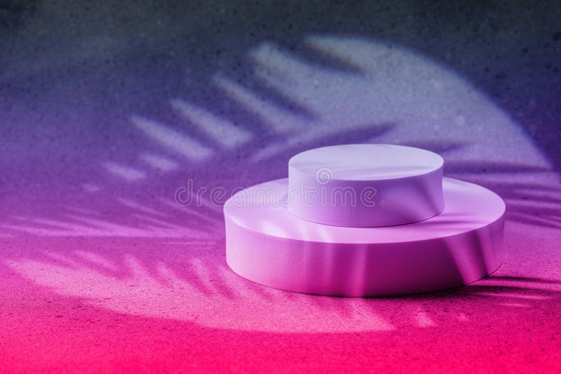 Podium, Stage Pedestal or Platform. Abstract Minimalistic Scene with ...