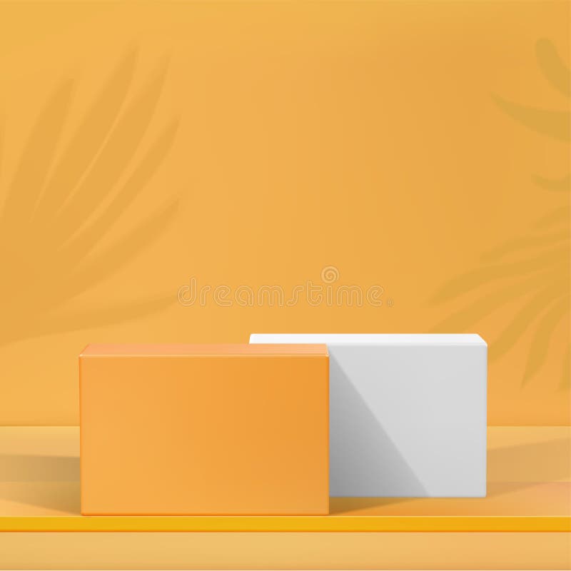 Podium Stand Product Display Scene Colorful Bright Showcase Stock ...