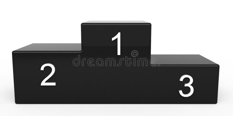 Winner - only one stock illustration. Illustration of podium - 2378261
