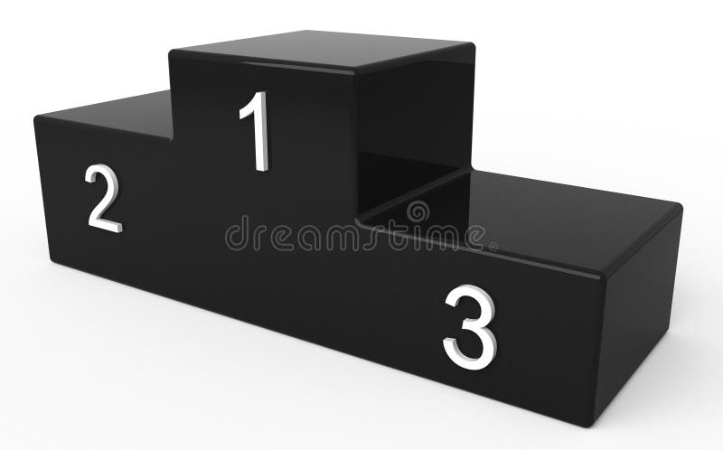 Winner - only one stock illustration. Illustration of podium - 2378261