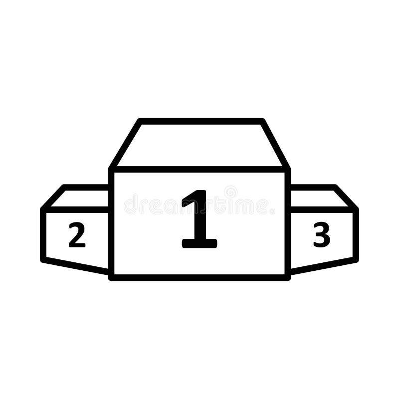 Podium Winners Icon or Logo Illustration Stock Illustration ...
