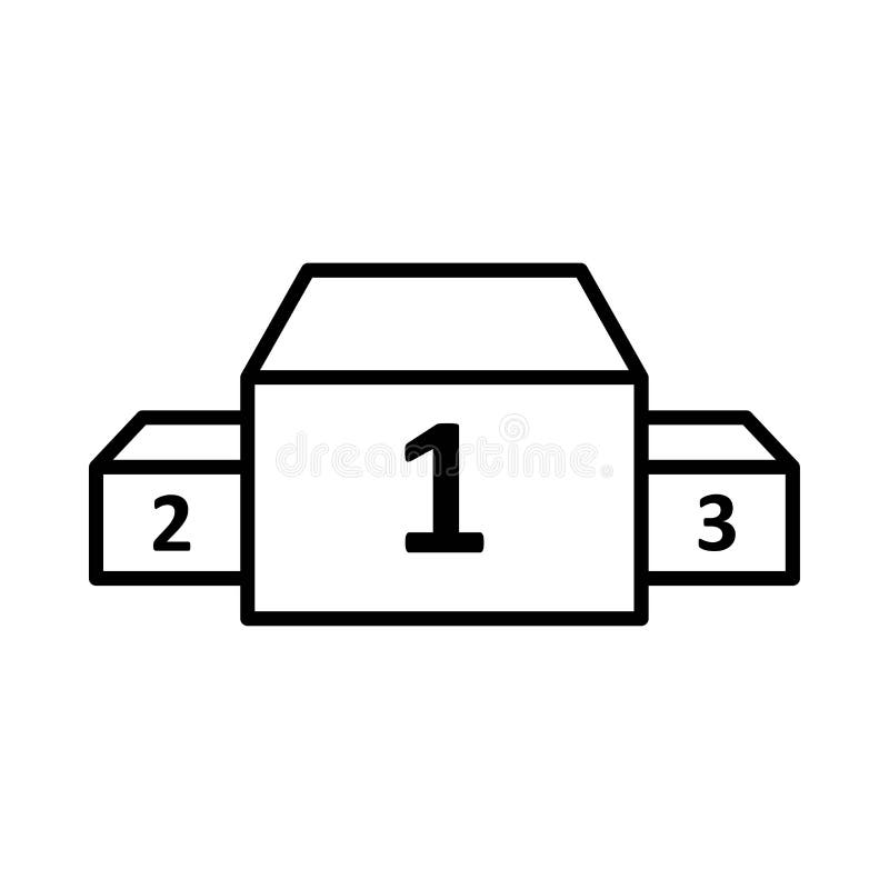 Podium Winners Icon or Logo Illustration Stock Illustration ...