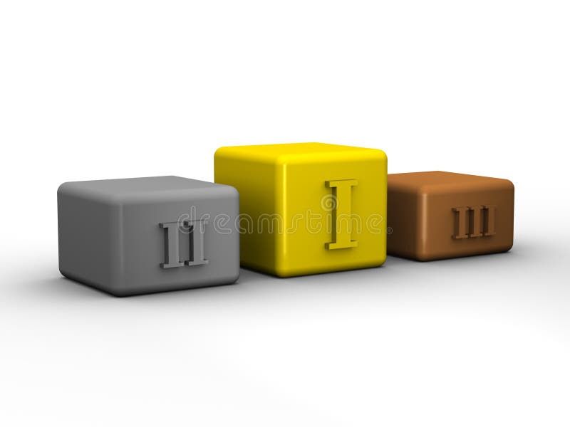 Podiums stock de ilustración. Ilustración de premios, segundo - 8059203