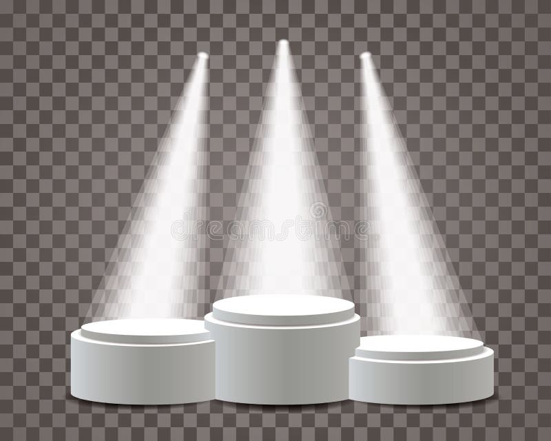 123 podiums illustration de vecteur. Illustration du lumière - 99818891