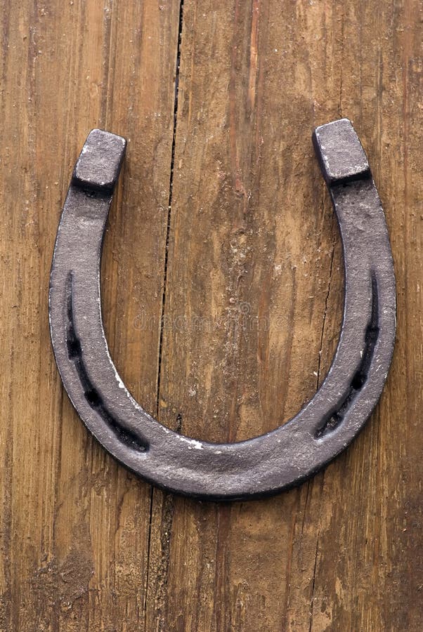 Podkowa zdjęcie stock. Obraz złożonej z lucked, metalowy - 12457408