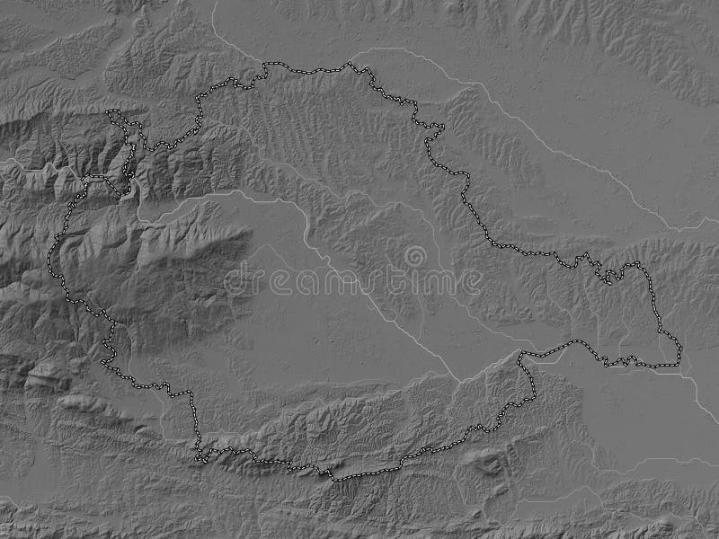 Podravska, Slovenia. Grayscale. No Legend Stock Illustration ...