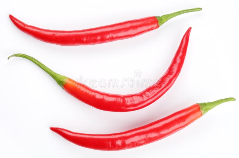 Pods Spicy Red Chilli Peppers Stock Photo - Image of heat, market: 12858760