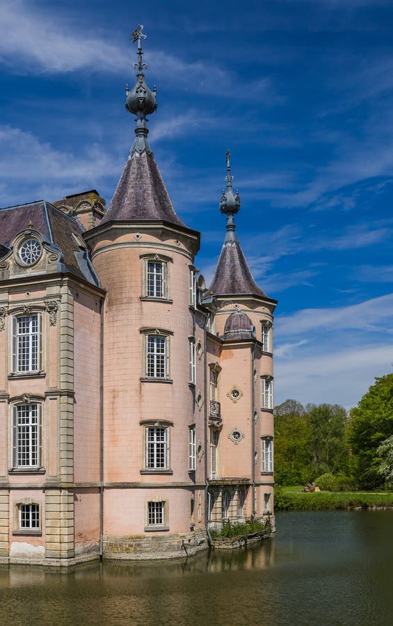 Castle in belgium stock photo. Image of stone, manor, garden - 2493970