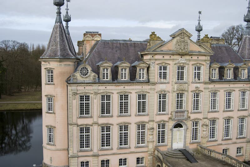 Poeke castle. Belgium stock photo. Image of culture, medieval - 53359442