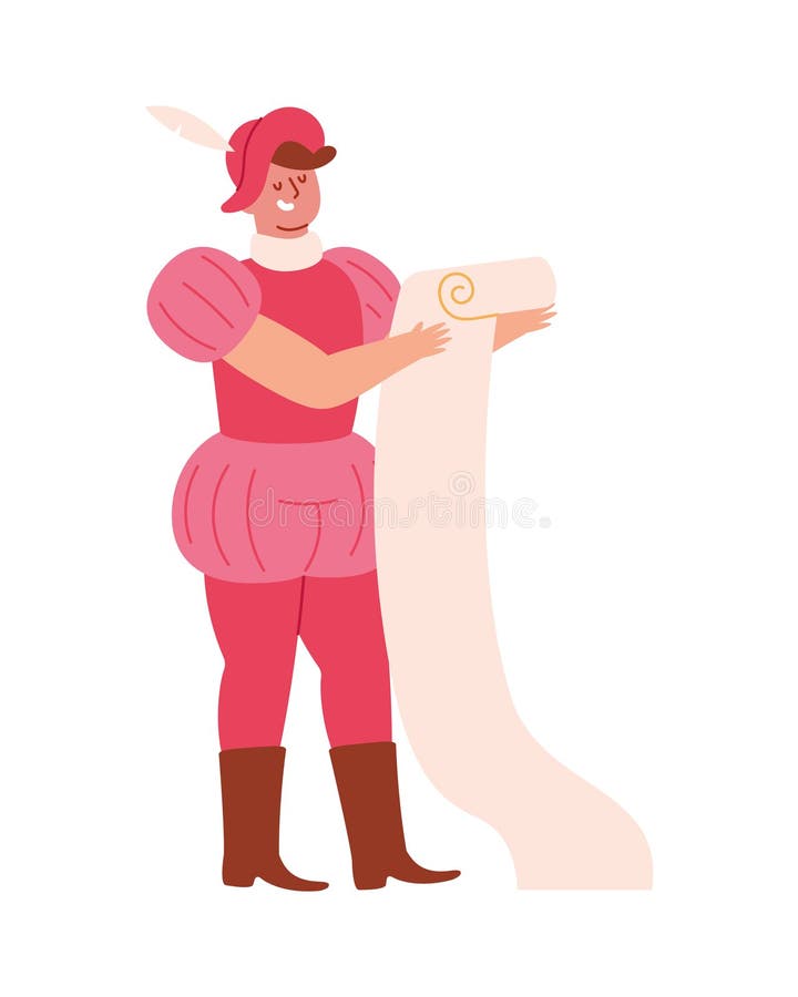 Poet man cartoon stock illustration. Illustration of character - 311584079