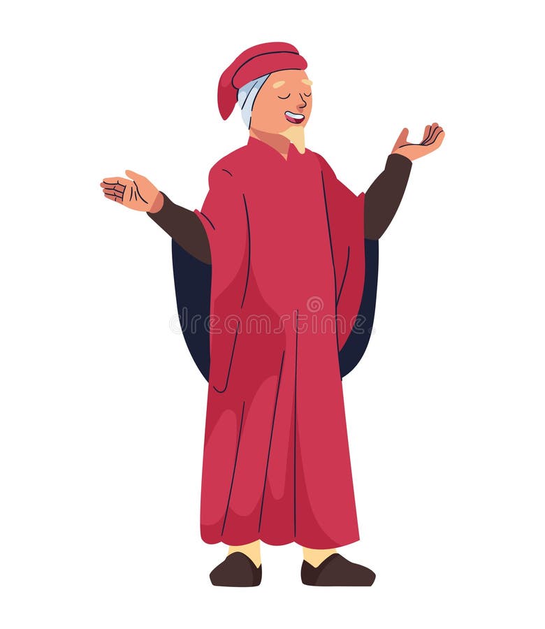 Poet man character stock vector. Illustration of isolation - 308017302