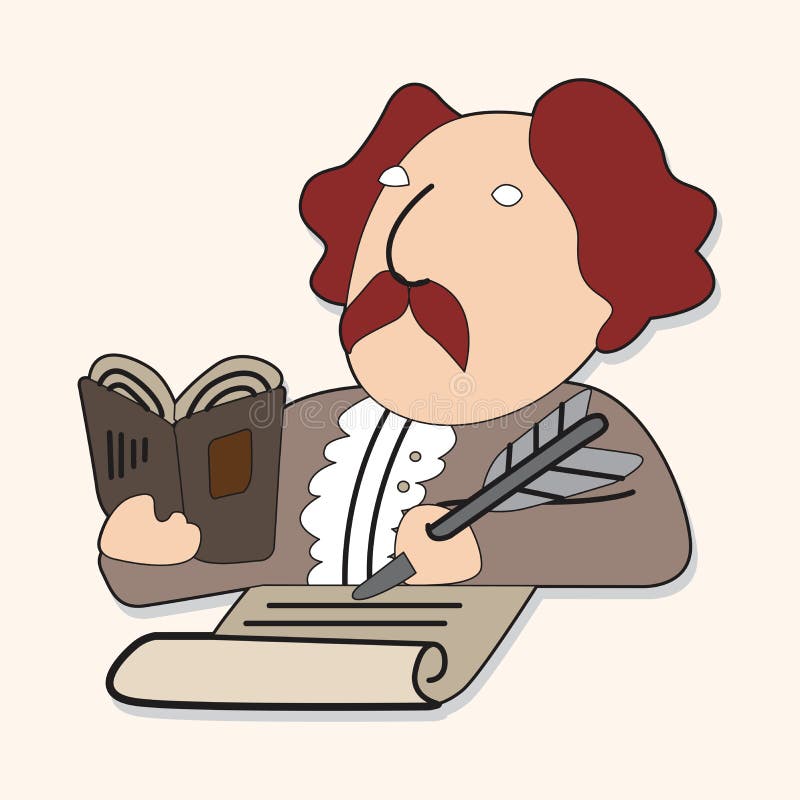 Poet Cartoon Stock Illustrations – 978 Poet Cartoon Stock Illustrations ...