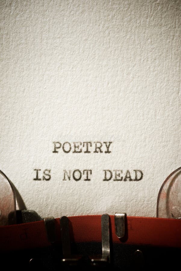 Poetry is not dead stock photo. Image of writing, inspiration - 269202788