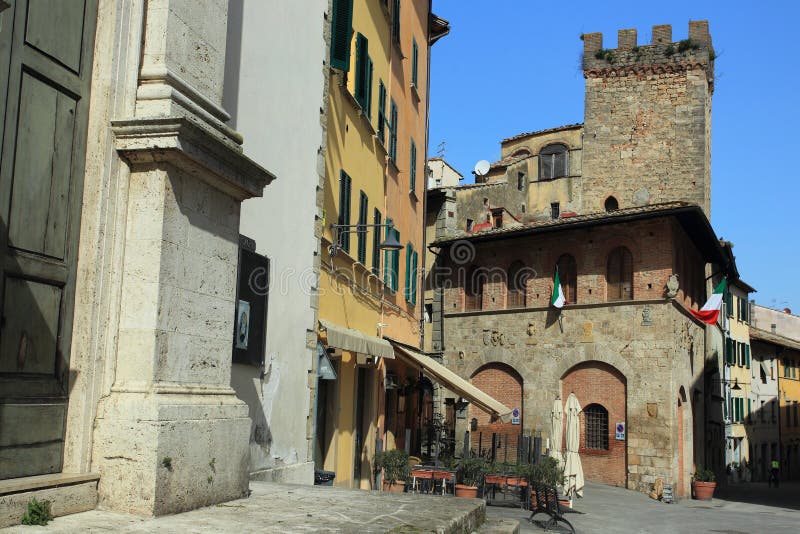 Historic Center of Poggibonsi Editorial Photography - Image of tuscany ...