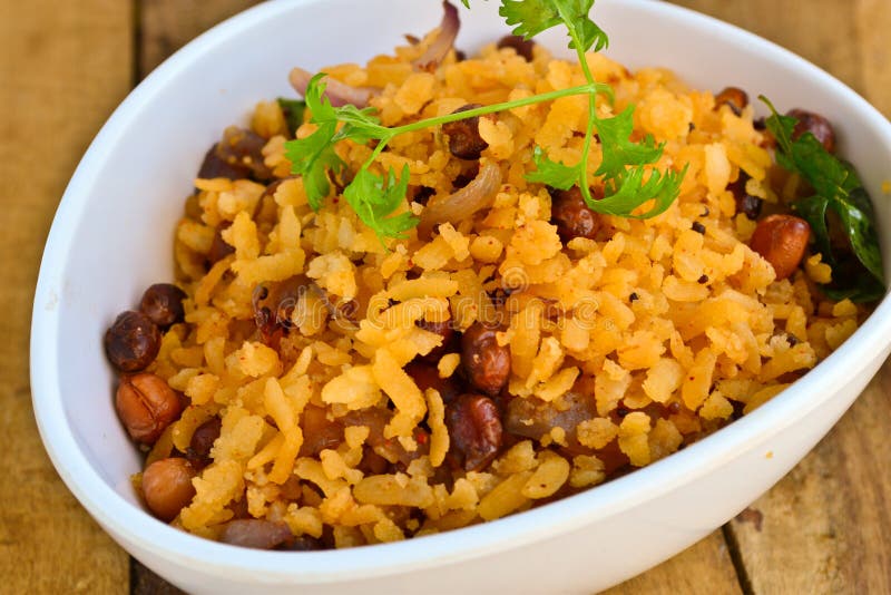 Poha stock photo. Image of healthy, flakes, potato, gujarati - 37764748