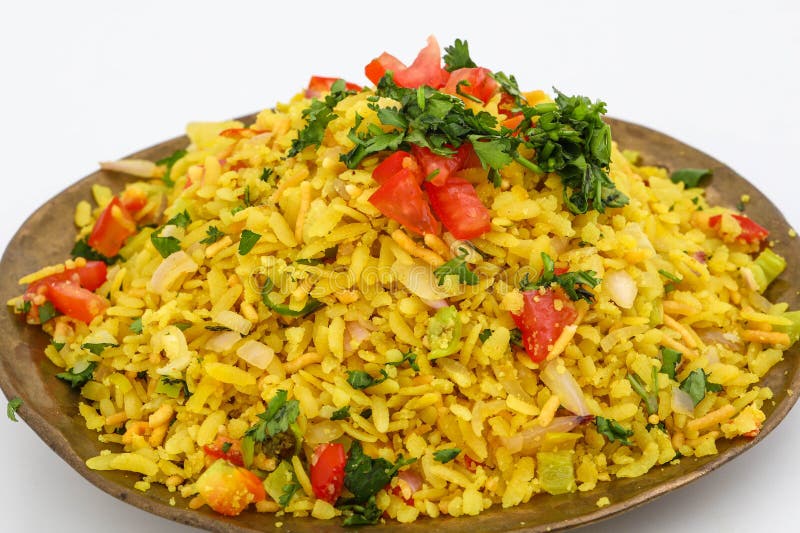Poha stock photo. Image of food, meal, onion, nutrition - 90281166
