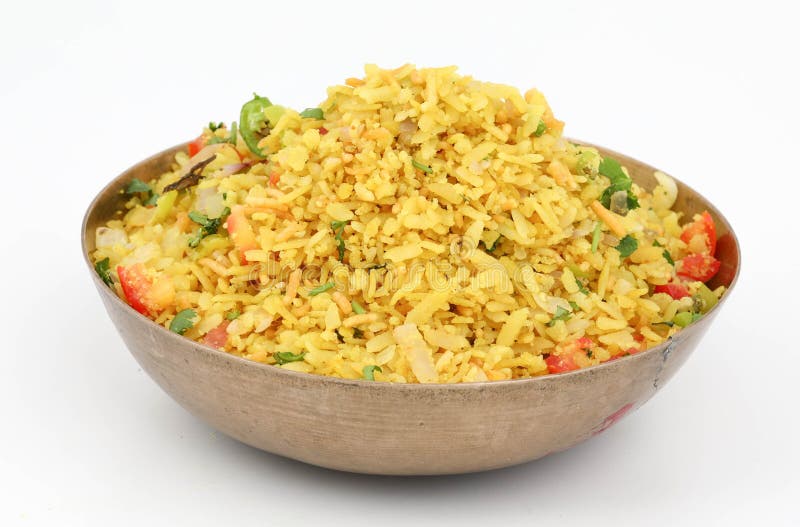 Poha stock photo. Image of puaa, lunch, salted, sauce - 90281748