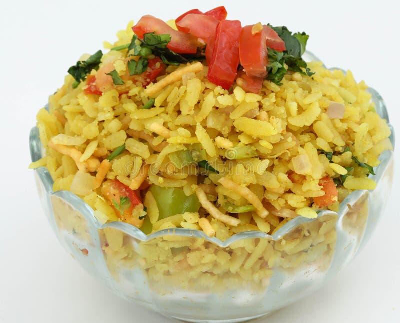 Poha stock image. Image of indian, pahuye, cauliflower - 90282189