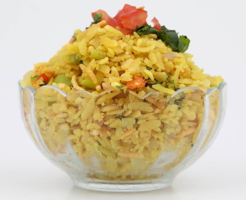 Poha stock photo. Image of maharashtrian, delicious, rice - 90282314