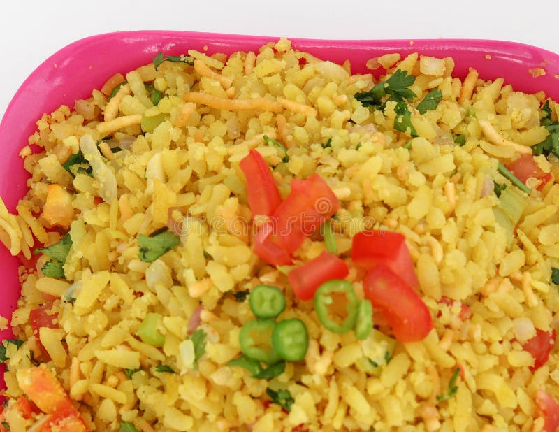 Poha stock photo. Image of india, sauce, nutrition, coriander - 90283882