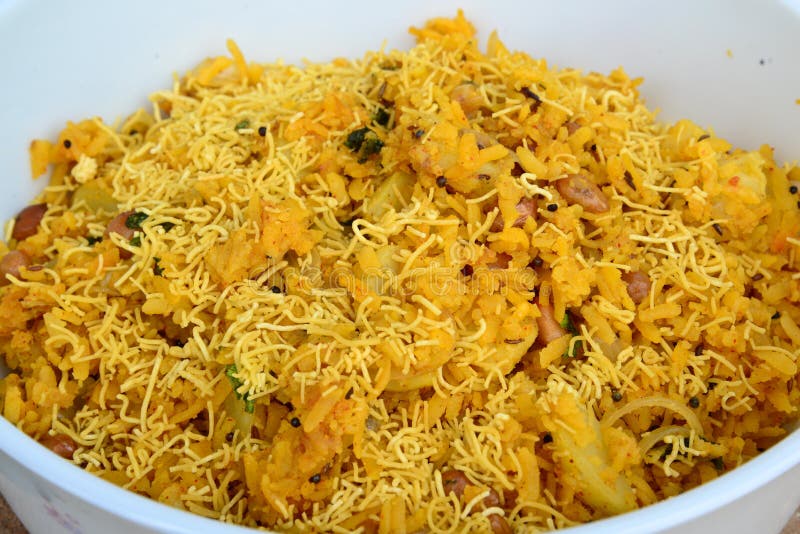 Poha Jalebi stock image. Image of jalebi, rice, plate - 22124603