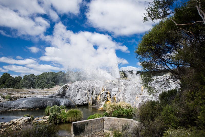 Pohutu Geyser, New Zealand stock photo. Image of nature - 29411600