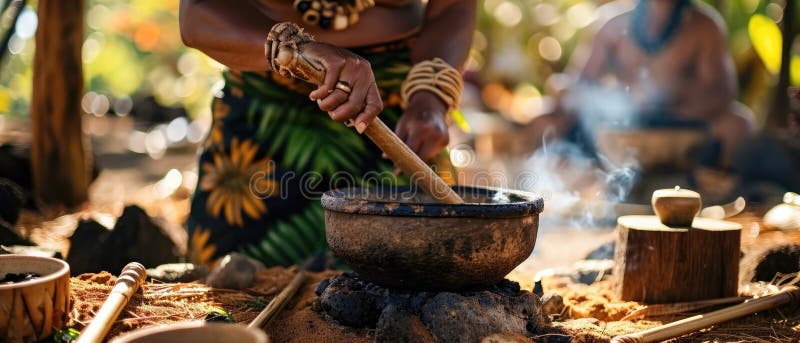 Poi Pounding Stock Illustrations – 2 Poi Pounding Stock Illustrations ...