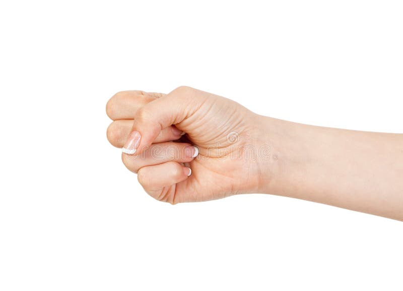 Poing photo stock. Image du gracieux, geste, poing, personne - 19661696