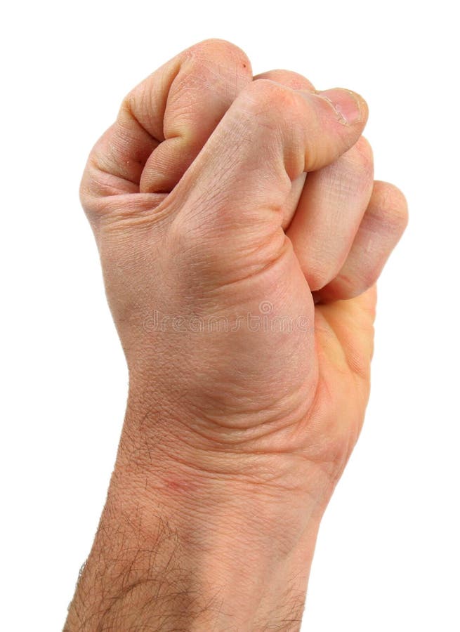 Poing photo stock. Image du signe, defense, apparence - 19040524