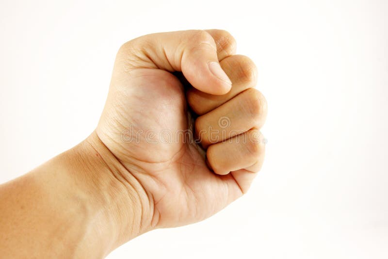 Poing Serré photo stock. Image du perforateur, pouvoir - 12948554