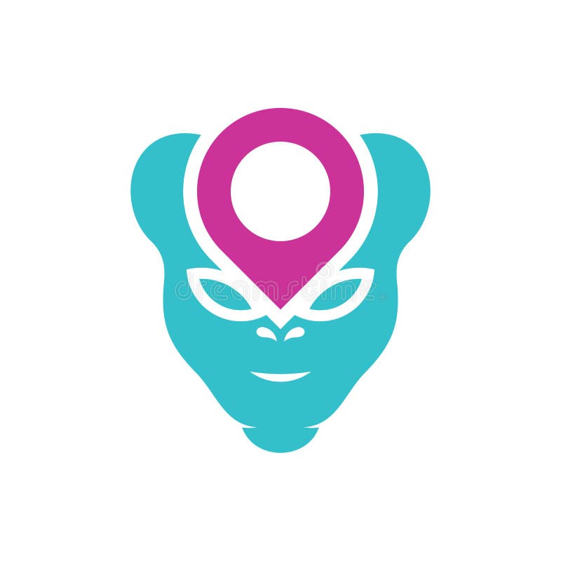 Point Alien Logo Design Vector Illustration, Alien Design Template ...