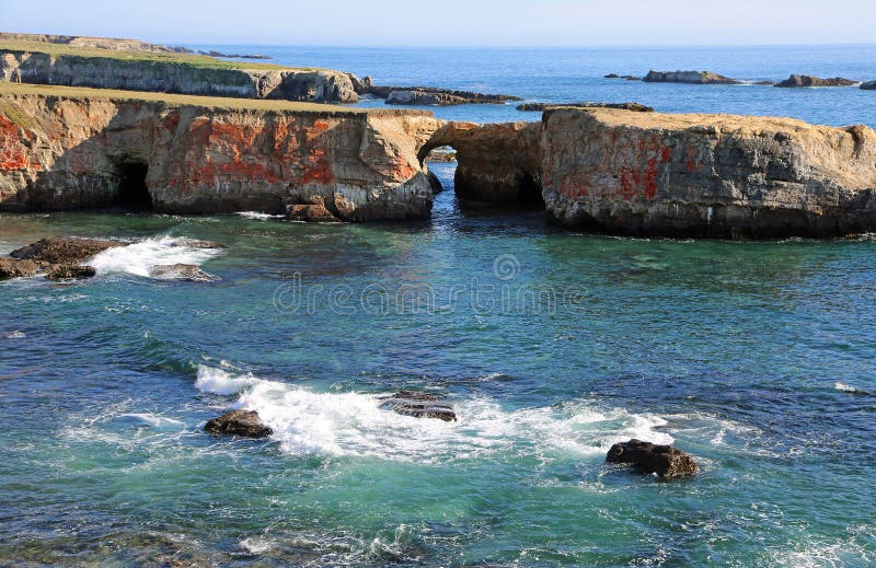 Point Arena arch stock image. Image of beauty, rock - 176852871