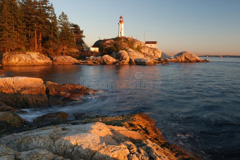 Point atkinson lighthouse stock photo. Image of point - 4172186
